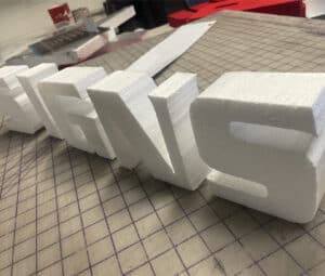 Styrofoam Letters - Instant Signs and Prints